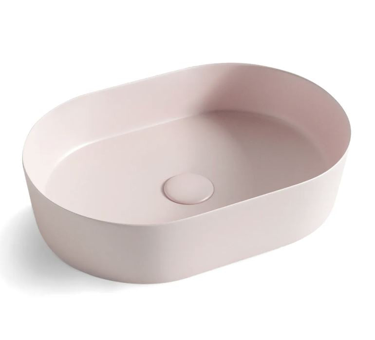 Buy Online Willow 500 Oval Matte Pink Basin in Melbourne | Bayside ...