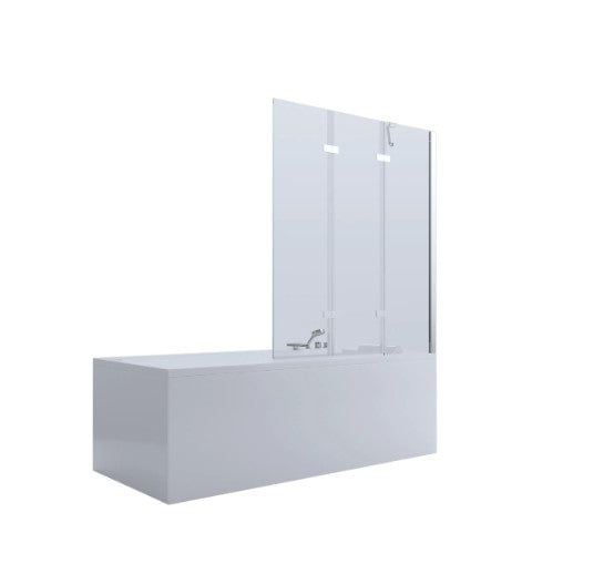 Buy Online 1200mm Bifold Double Door Bath Screen in Melbourne