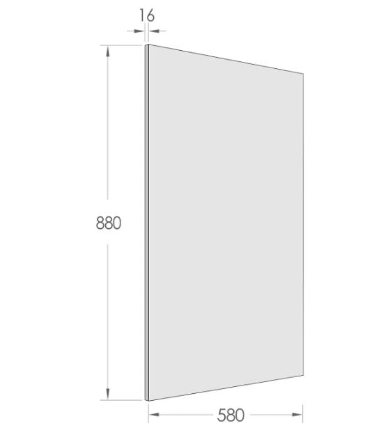 Buy Online Natural Oak Base Cabinet End Panel in Melbourne