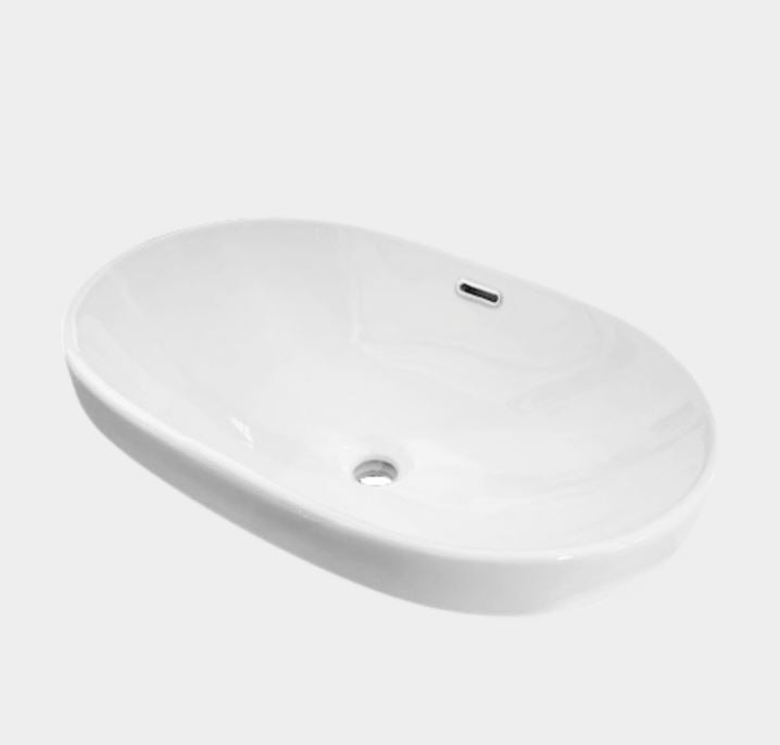 Buy Online Positano 600 Insert Basin with Overflow in Melbourne