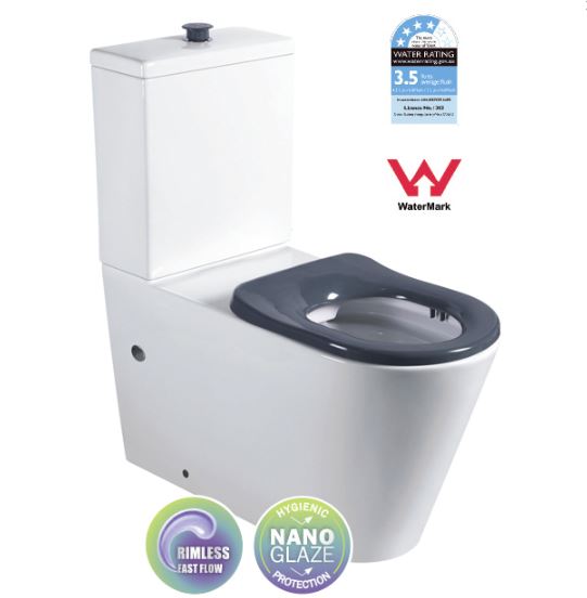 Buy Online Caleb Disable Back To Wall Toilet Suite in Melbourne