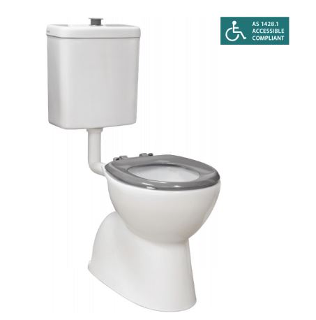 Buy Online Stella Care Grey Adjustable Link Toilet Suite in Melbourne